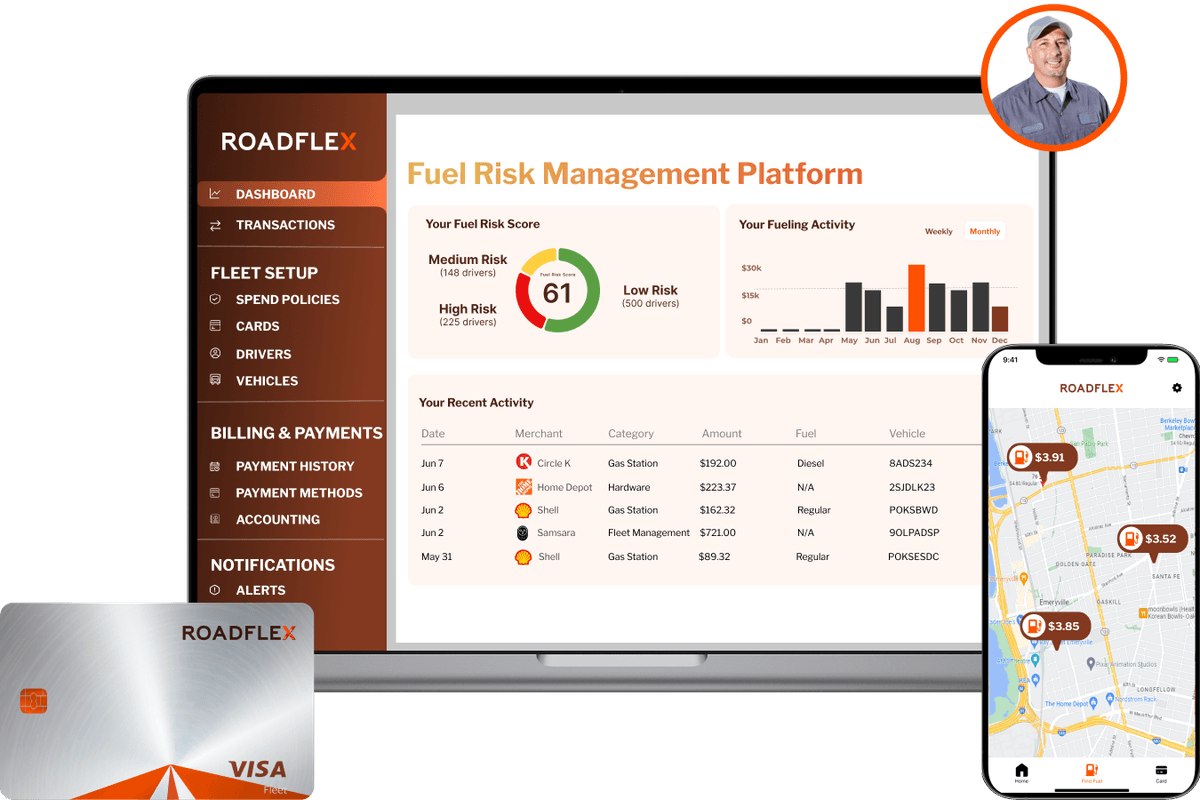 RoadFlex - A fuel card accepted at all fuel stations